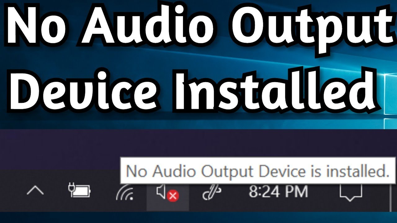 Cara Membaiki No Audio Output Device Windows 10 - Tera Tech